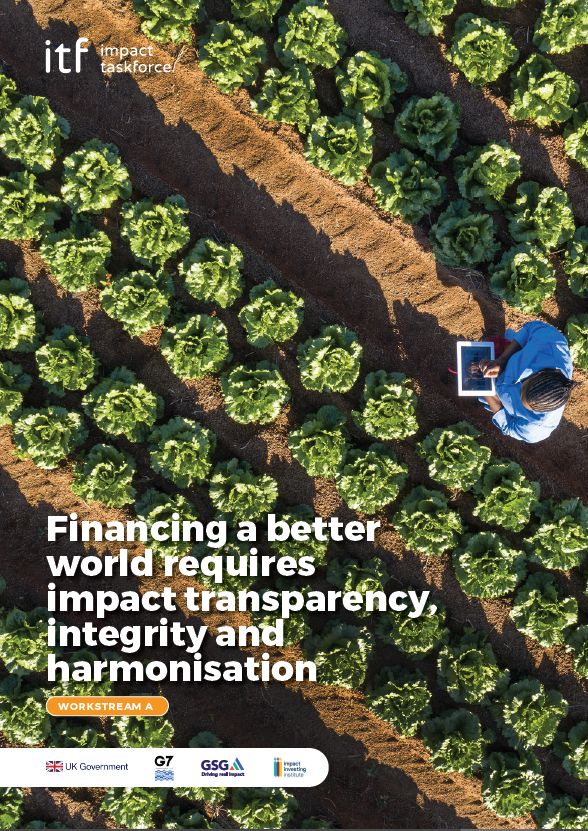 G7 Impact Task Force Report on Impact Transparency, Integrity and Harmonization - Operating ...