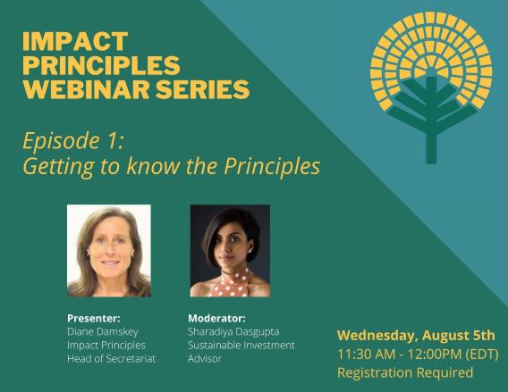 Getting to Know the Impact Principles - Operating Principles for Impact ...