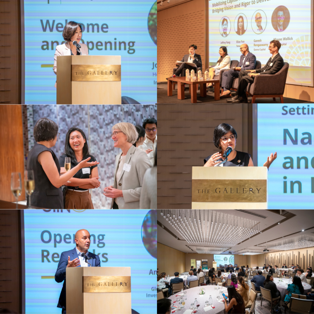 Reception in Singapore - Operating Principles for Impact Management